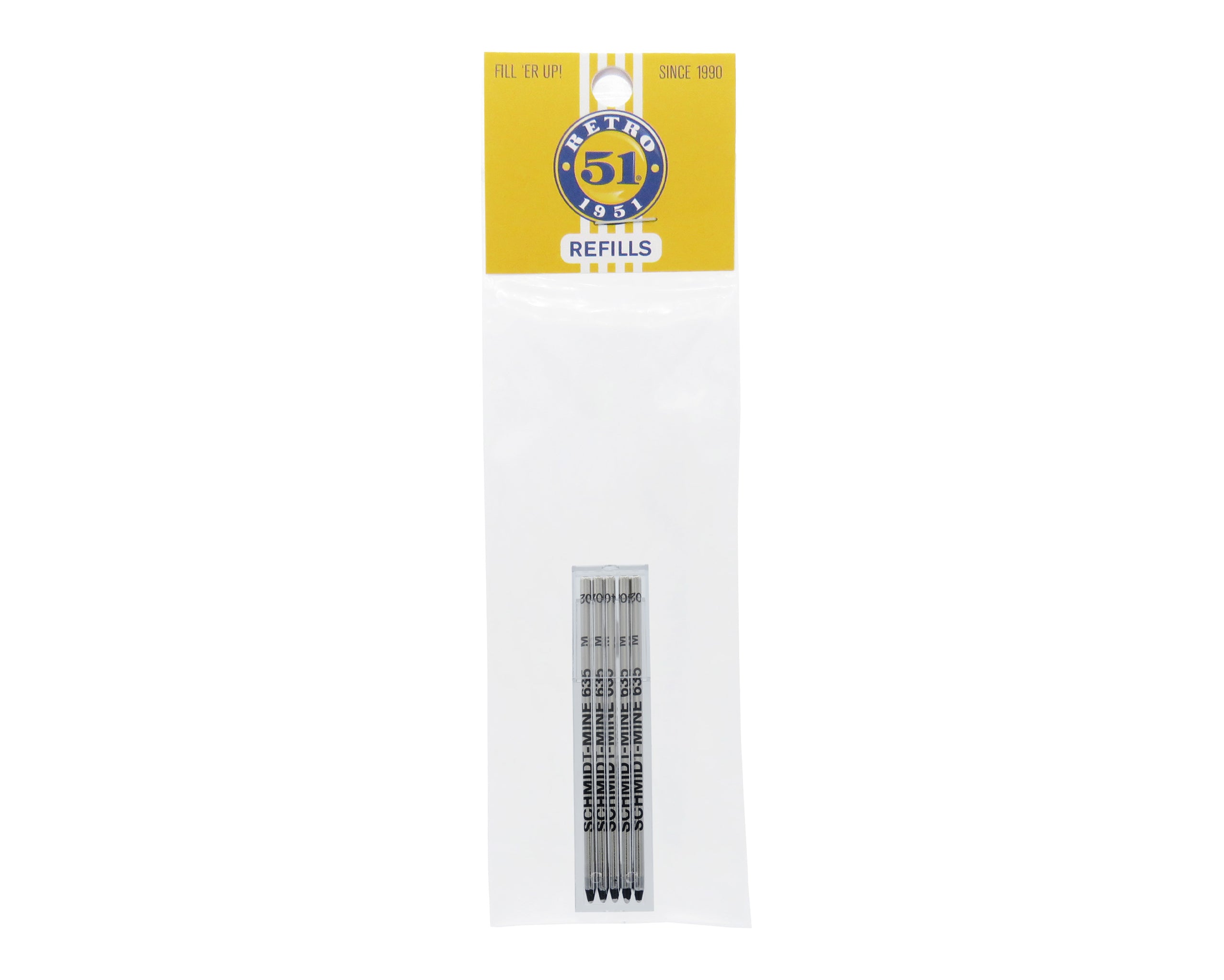 Elite Tornado™ Mini D1 Black Ballpoint Refill 5pk
