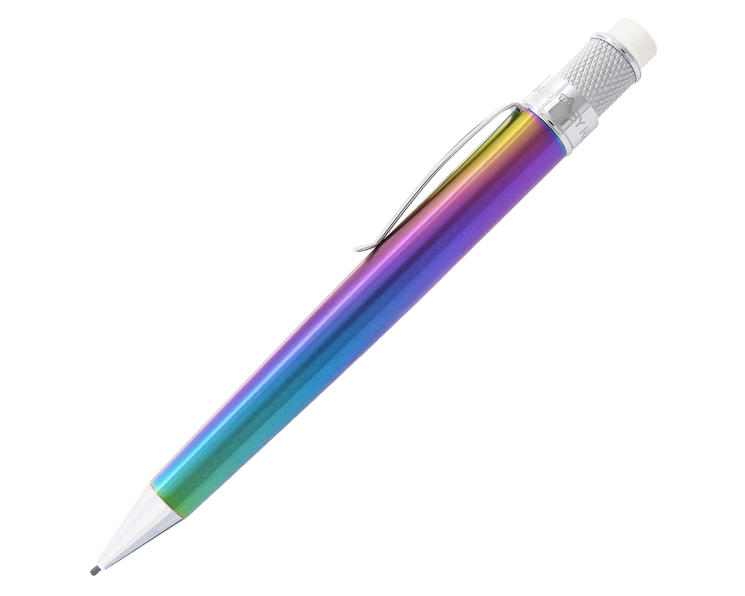 Tornado Pencil: Chromatic Rainbow Finish