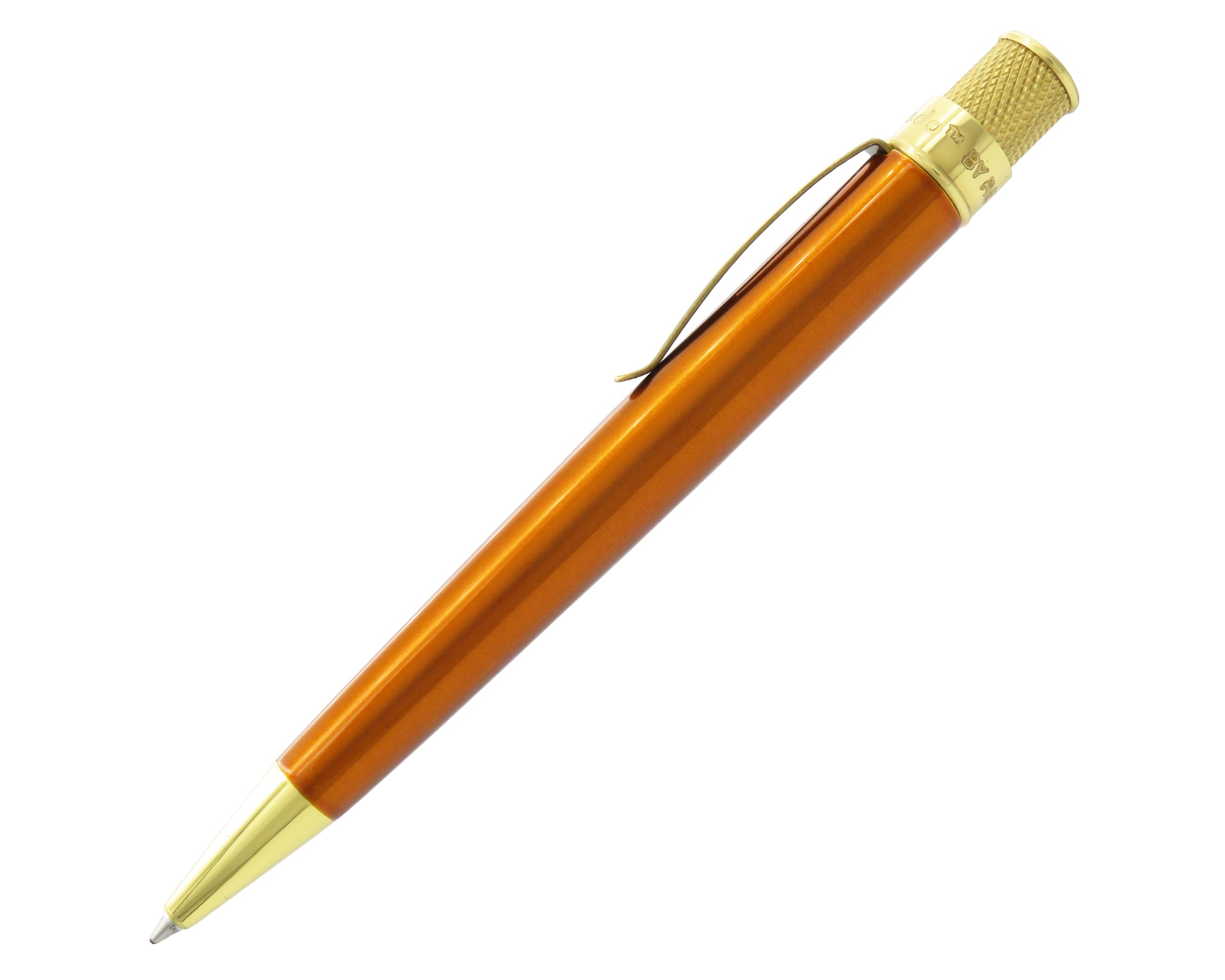 Tornado™ Brass Classic - Orange Rollerball
