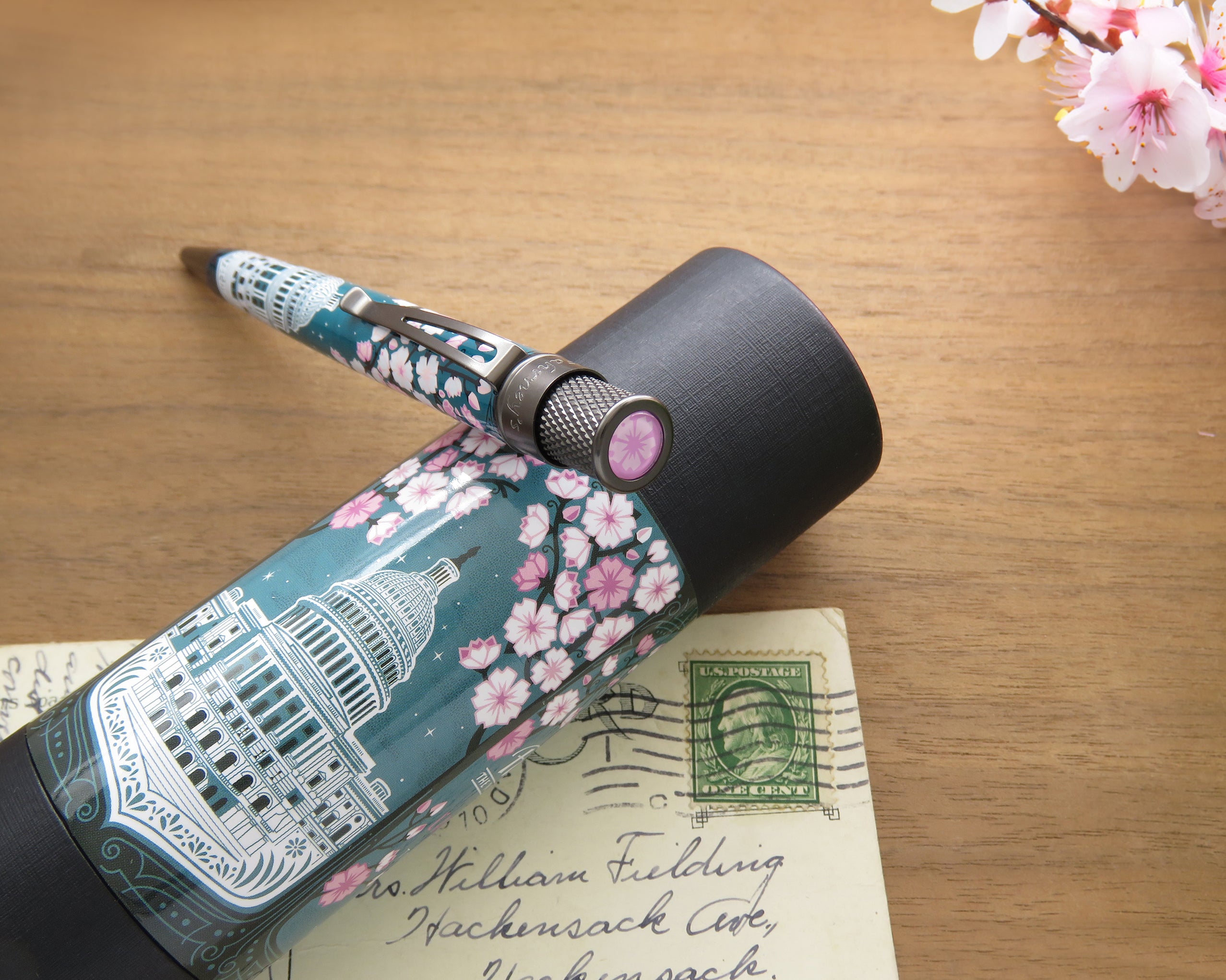 2024 Fahrney’s Cherry Blossom Rollerball: Art in Ink