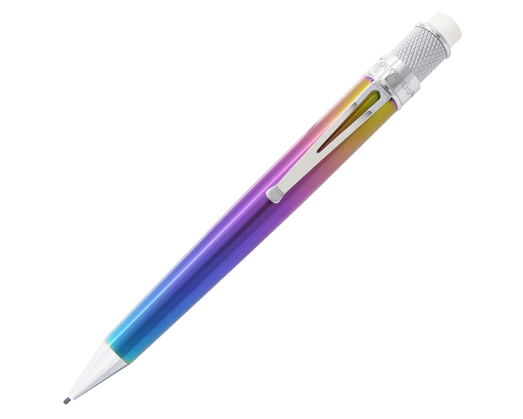 Tornado Pencil: Chromatic Rainbow Finish